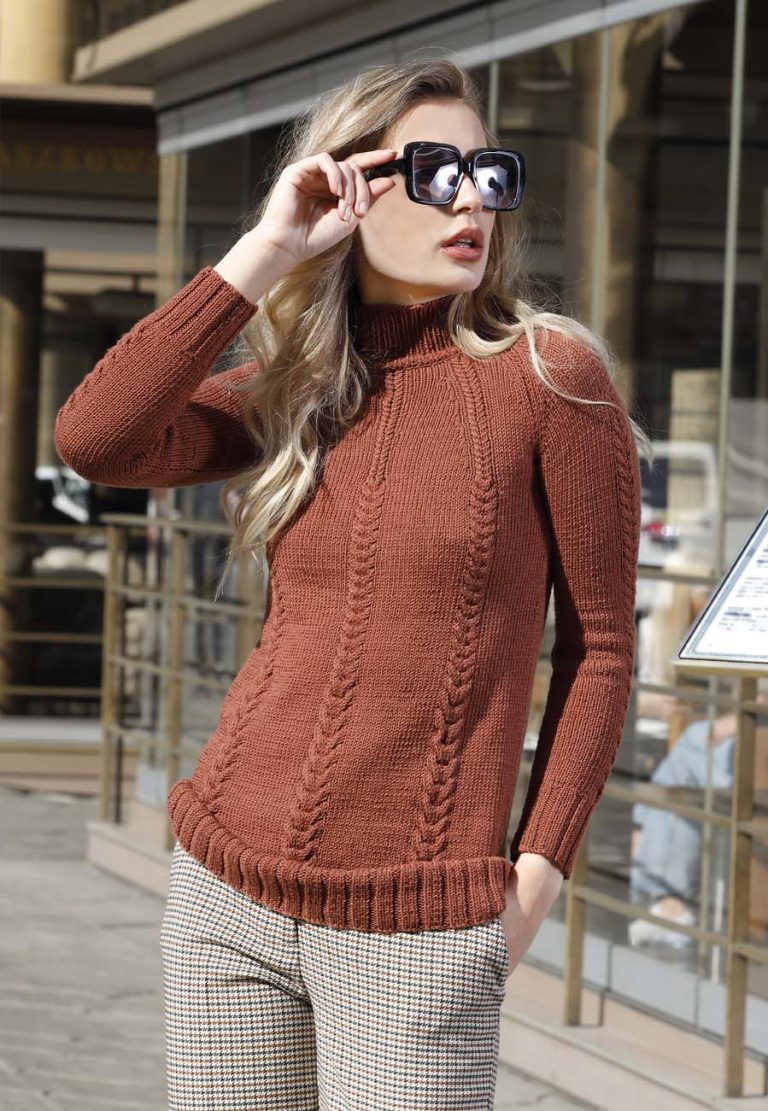 Raglan cable jumper - Lana Gatto