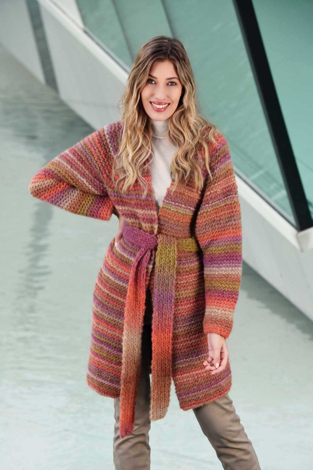 Multicolor coat - Lana Gatto