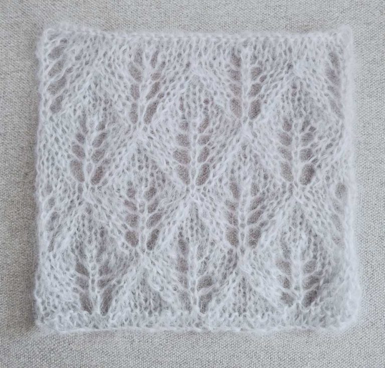 Knitting lace, 2 more patterns for cloudy blanket - Lana Gatto