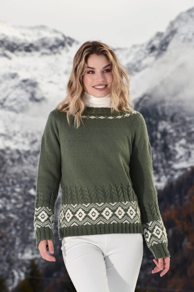 Fair Isle Greek Jumper - Lana Gatto